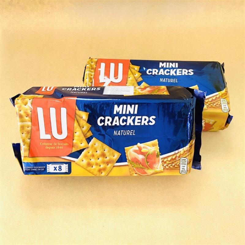 BÁNH LU MINI CRACKERS VỊ MẶN - PHÁP - Bubu Fresh