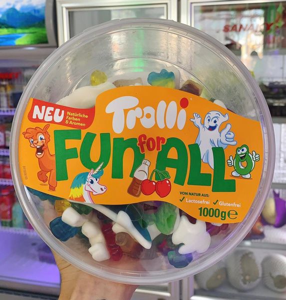 Kẹo Dẻo Trolli Number One của Đức hộp 1KG - Bubu Fresh