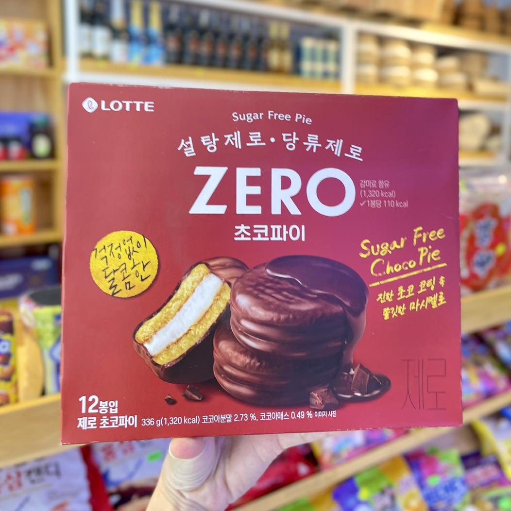 Bánh Không đường Lotte ZERO CHOCOPIE - Bubu Fresh